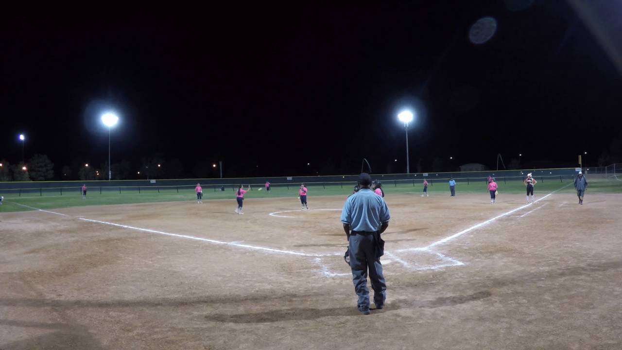 Catcher run down the first base line - YouTube