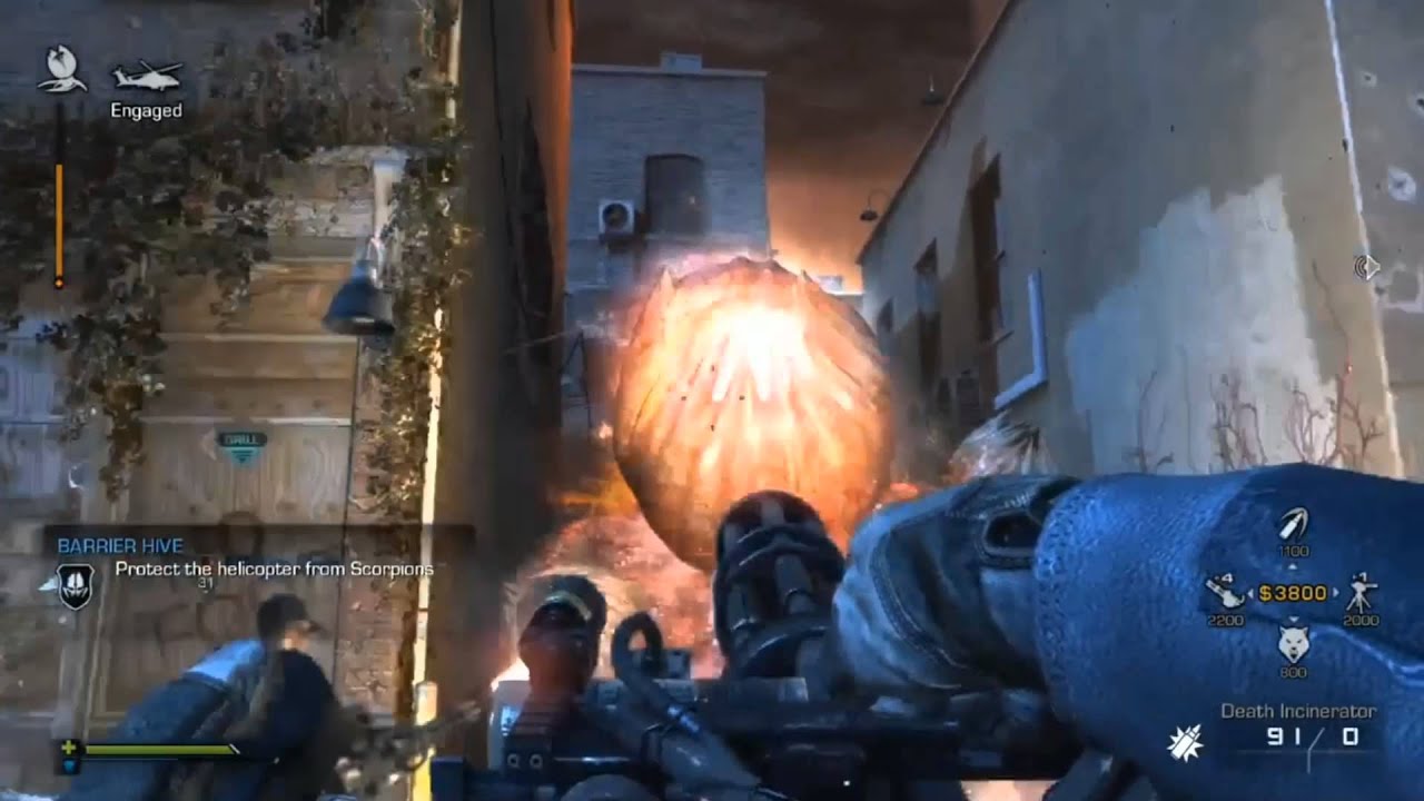 Call Of Duty Ghosts (Extinction) - Barrier Hives 1 & 2 Vs 4 Death ...