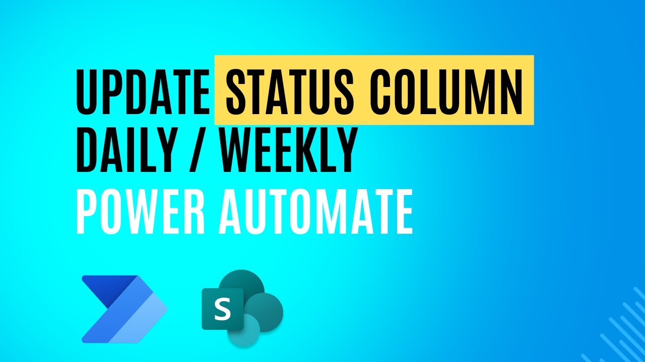 Automate Daily, Weekly, Monthly Status Updates using power automate ...