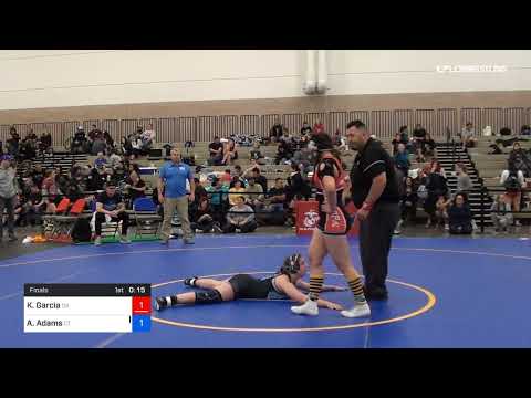 136 Lbs Final Kalulani Garcia Team California Vs Alexis Adams Team Connecticut