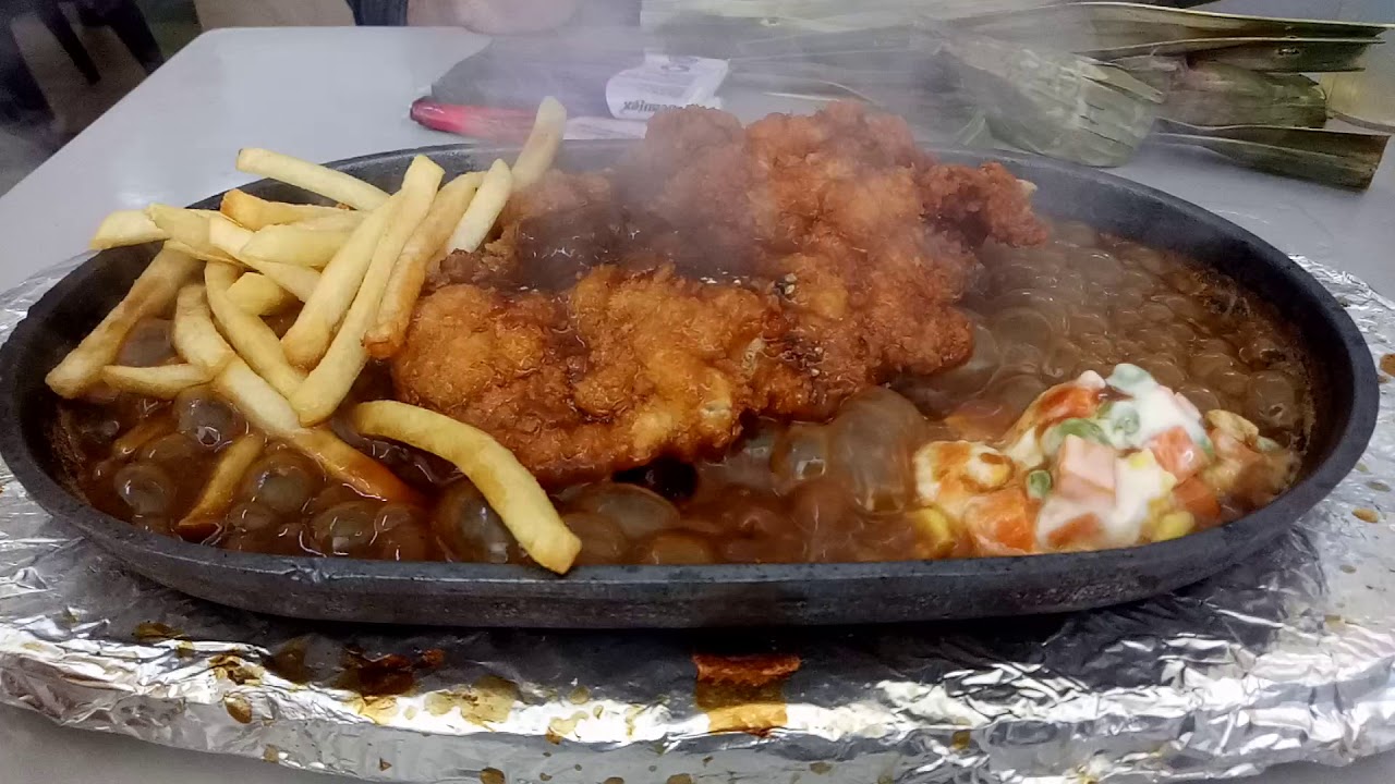 hotplate chicken chop 😋😋 - YouTube