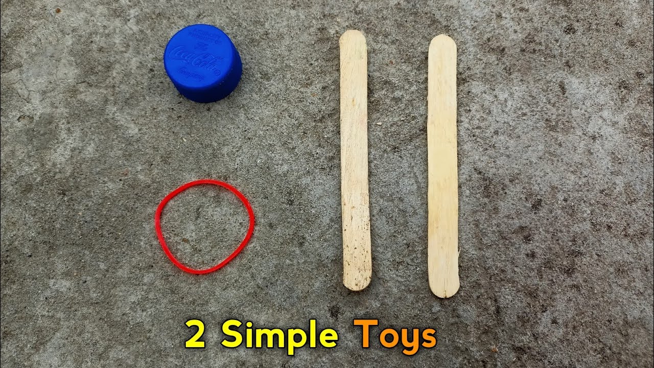 2 Amazing Toy With Icecream Stick 😍 || POP STICK TOYS - YouTube