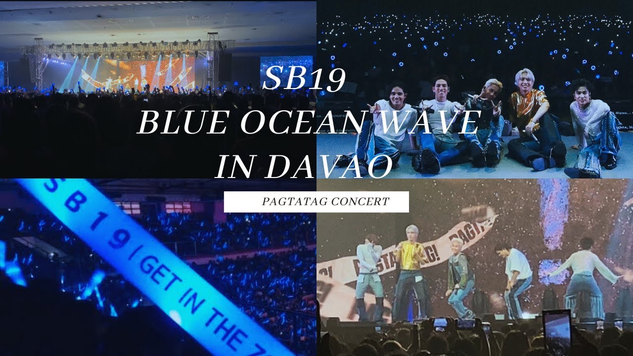 SB19 Blue Ocean Wave + Dancing Budots in Davao PAGTATAG CONCERT WORLD ...