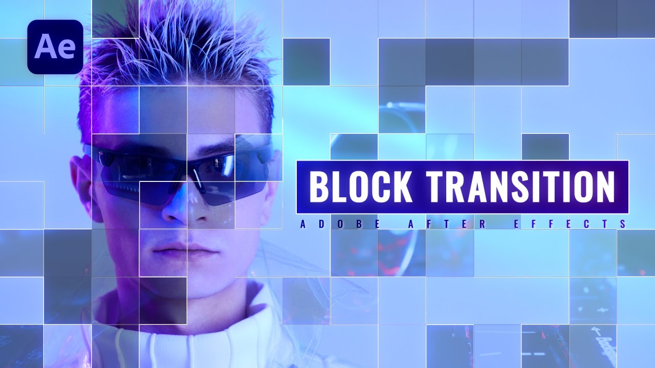 HI TECH BLOCK TRANSITION in After Effects Tutorial - YouTube