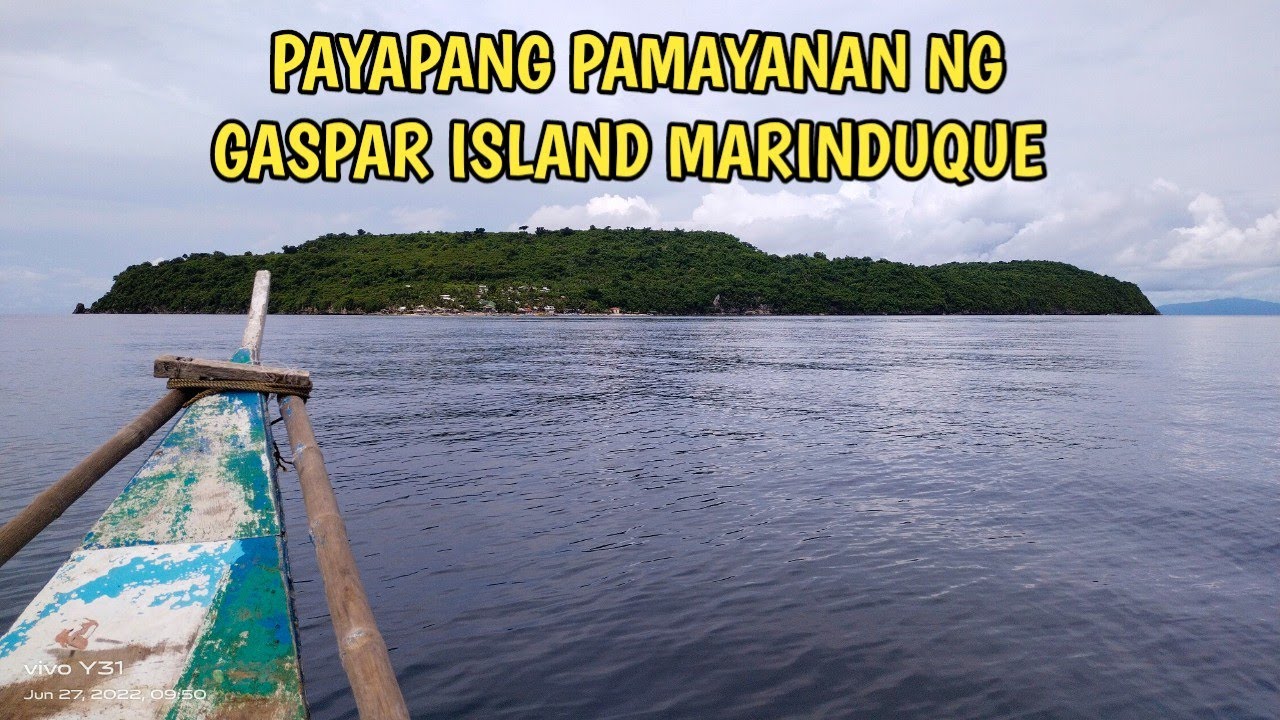 PAYAPANG PAMAYANAN NG GASPAR ISLAND MARINDUQUE - YouTube