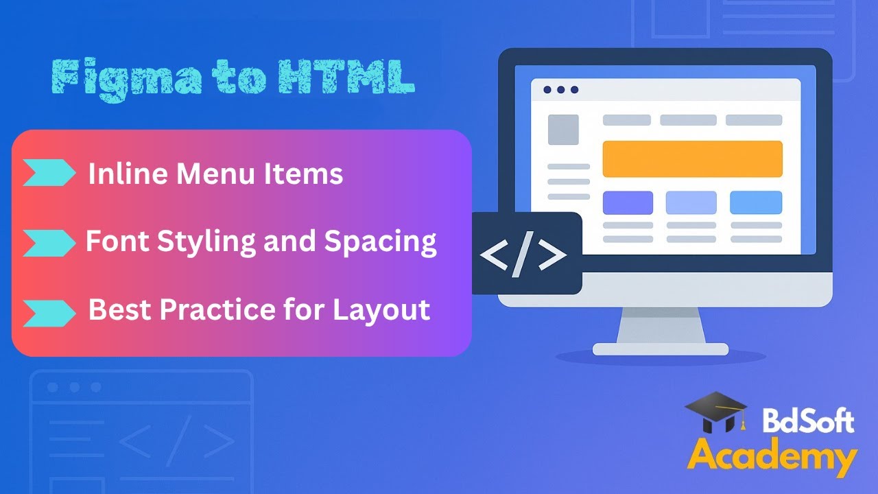 menu section part 1 | HTML & CSS Navigation Bar Design | Bangla ...