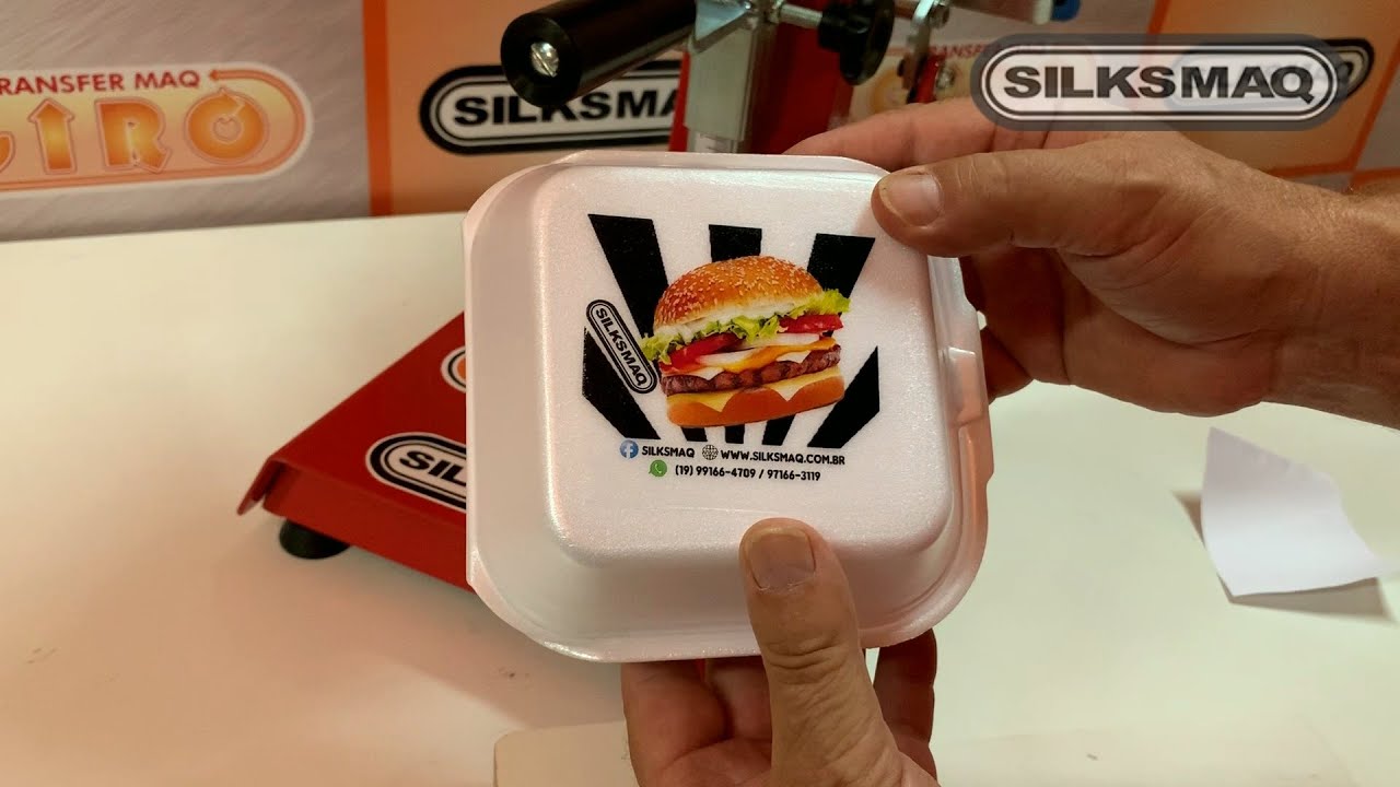 Personalizando com a máquina Transfer Giro Mais Silksmaq - YouTube