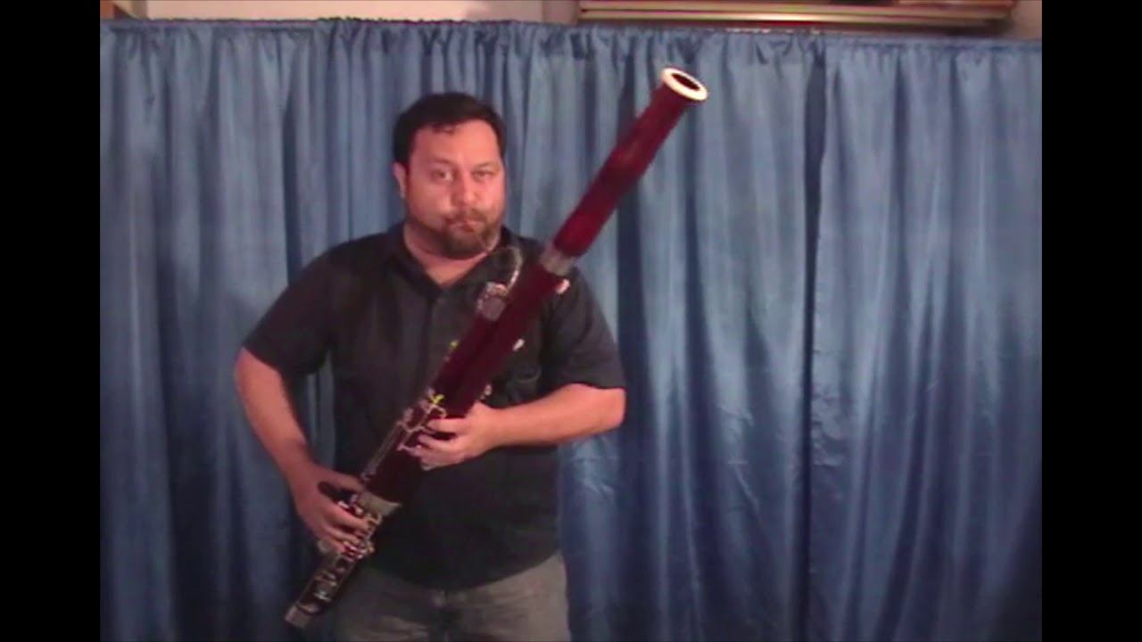 Cody Hunter Bassoon Reed Demo - YouTube