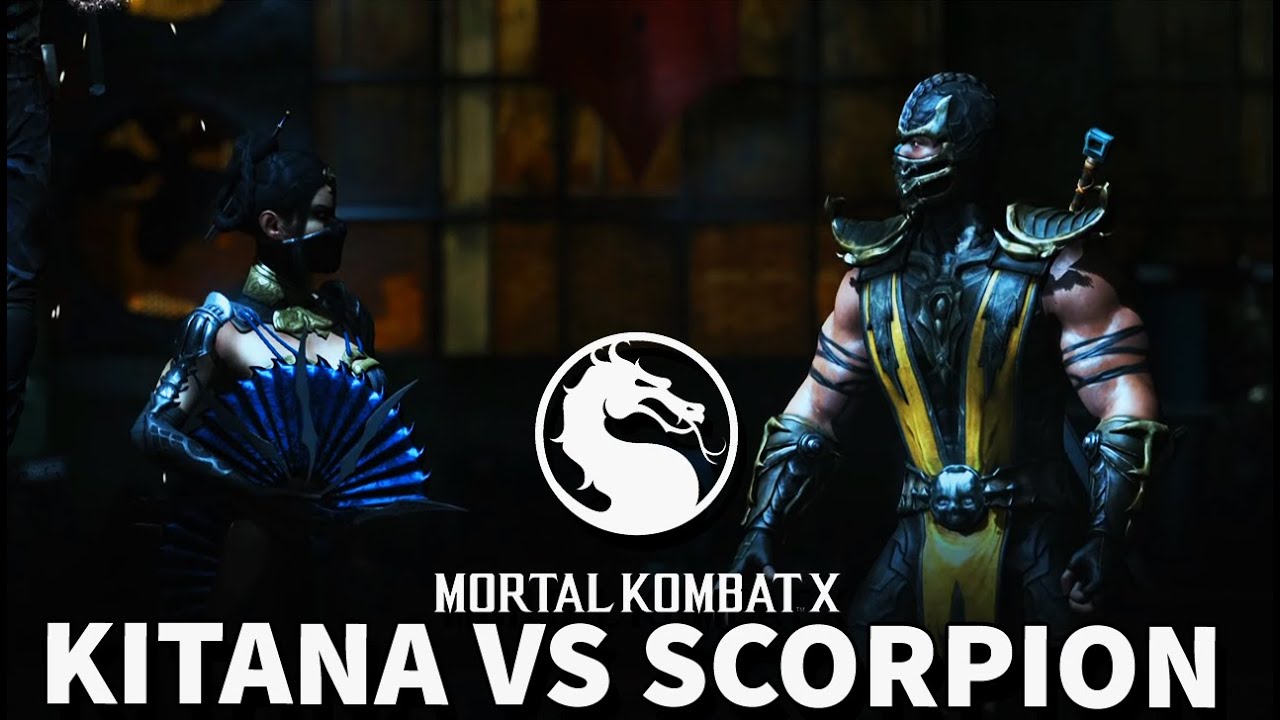 MORTAL KOMBAT X / KITANA VS SCORPION (ft. Alemão) - YouTube