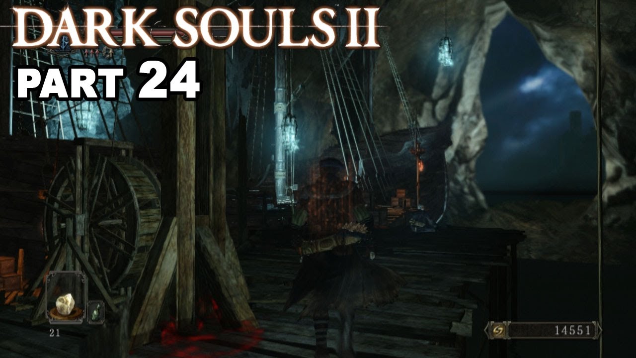 Let's play DARK SOULS 2 (Blind) #24 Shortcut, Ghost Ship, Carhillion ...