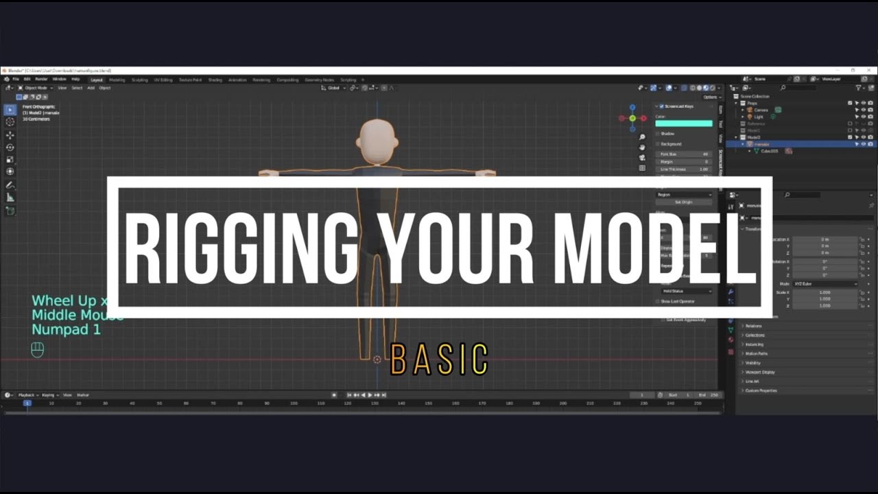 Malay - 3D Rigging your Model 2 - YouTube