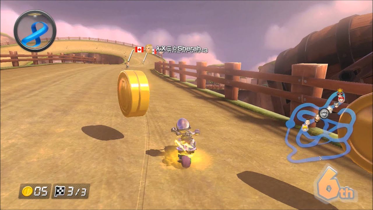Mario Kart 8 - Getting hit by an Invisible Green Shell - YouTube