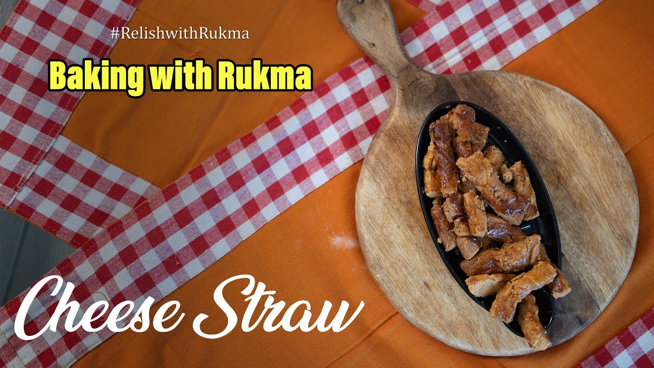 Cheese Straw | Baking with Rukma | RelishwithRukma | Episode : 2 - YouTube
