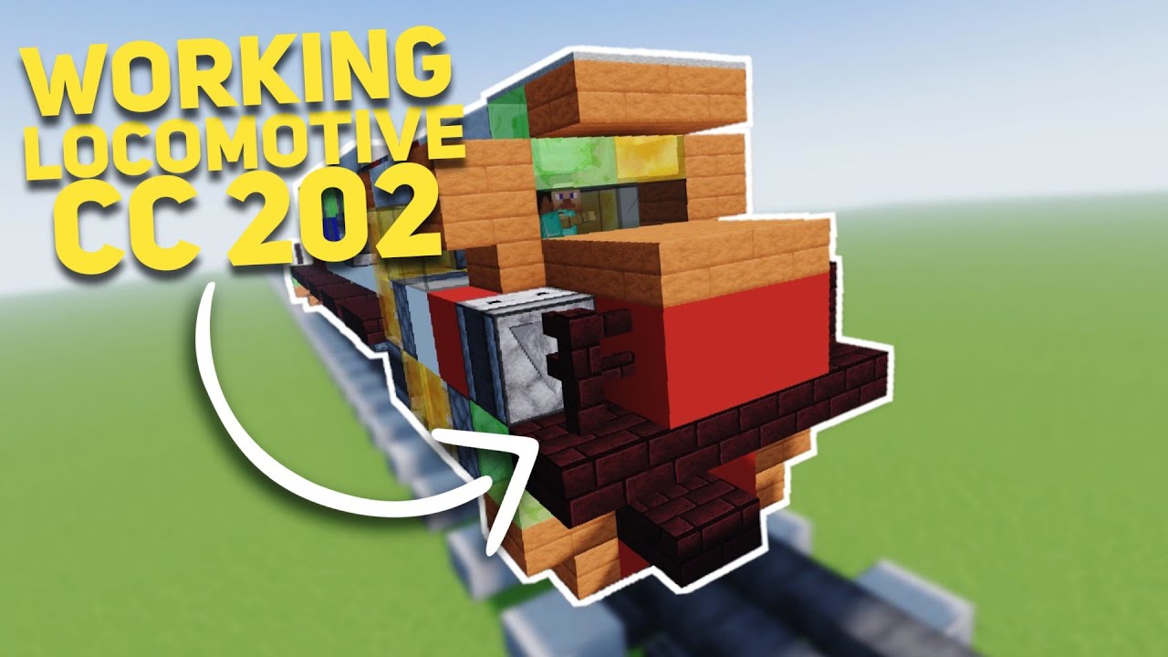 Minecraft Pe - Cara Membuat Lokomotif CC 202 Bisa Bergerak ! - YouTube