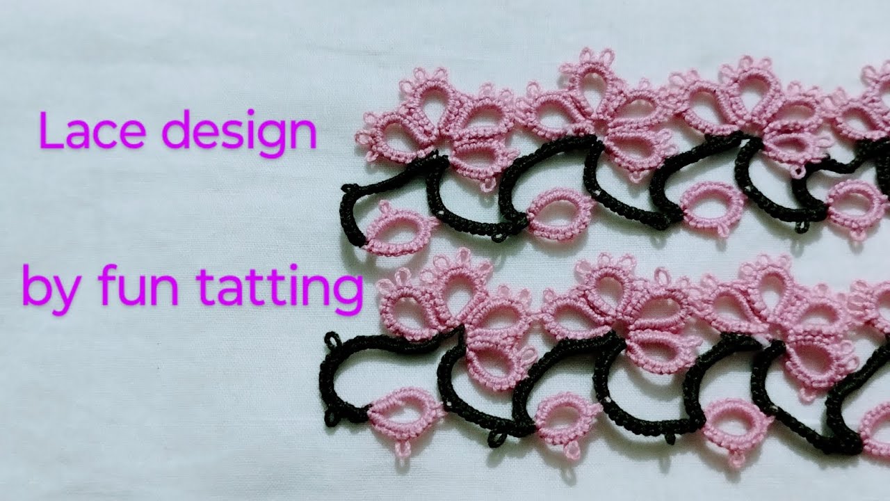 beautiful floral lace tutorial |step by step guide - YouTube
