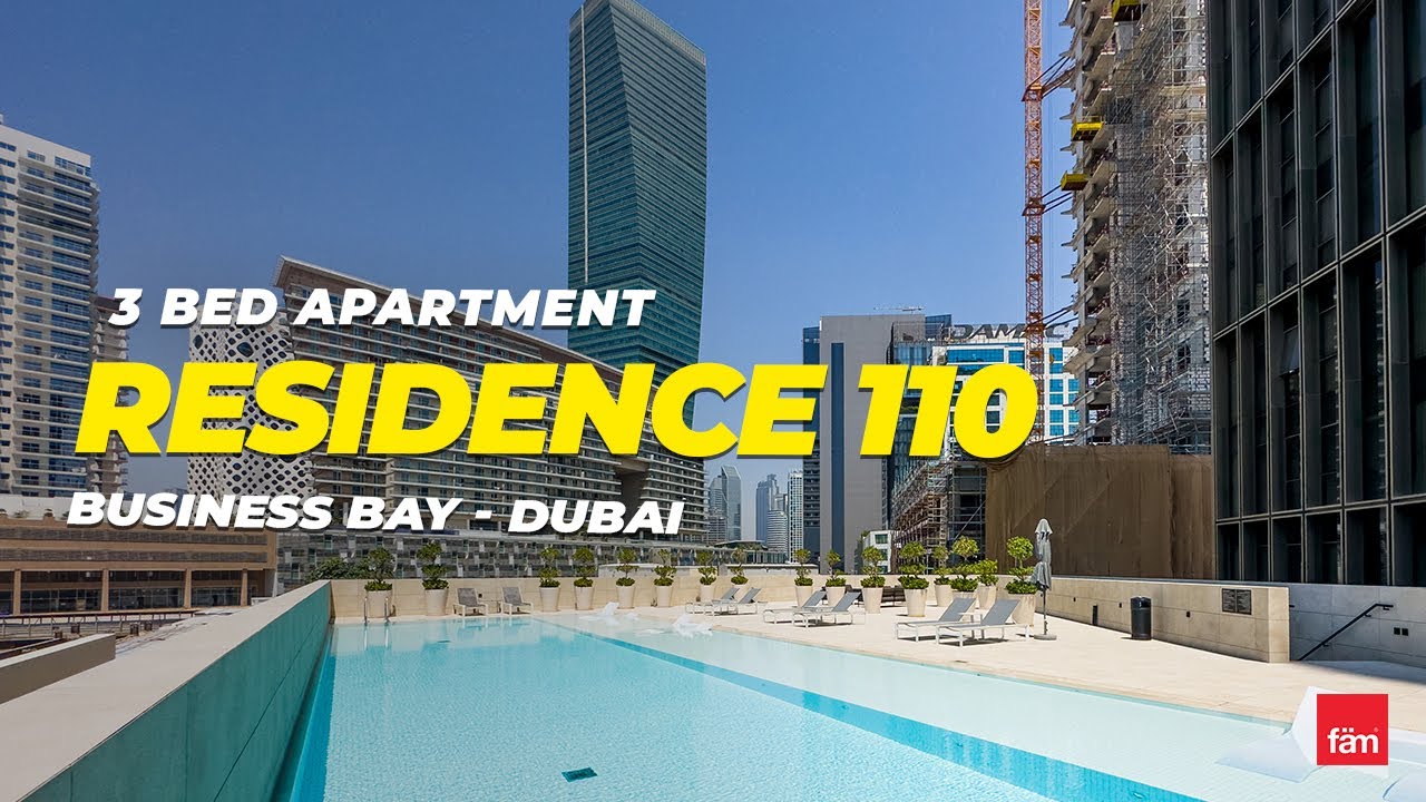 Stunning 3 Bed Apartment in Residence 110, Business Bay - Dubai - YouTube