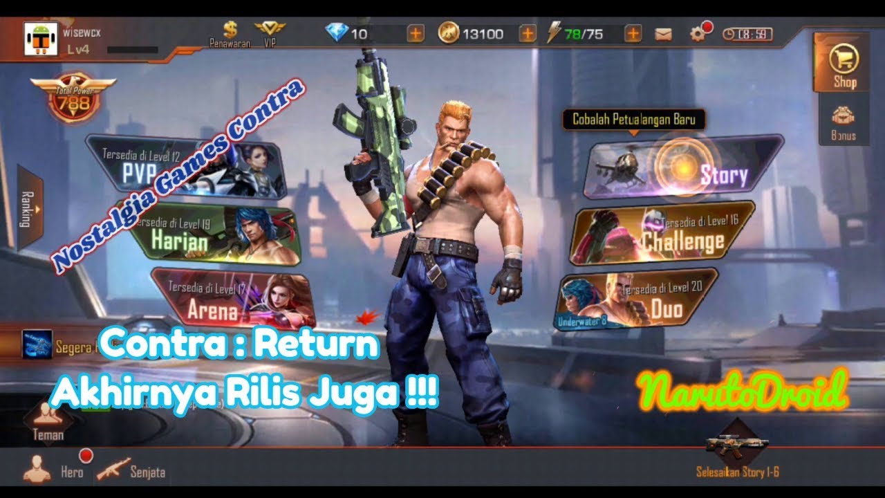 Contra Return Android Gameplay - Indonesia - YouTube