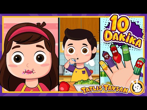 Anne Karnım Acıktı ve Diğer Eğlenceli 3 Bebek ve Çocuk Şarkısı · Çizgi Film · Tatlış Tavşan