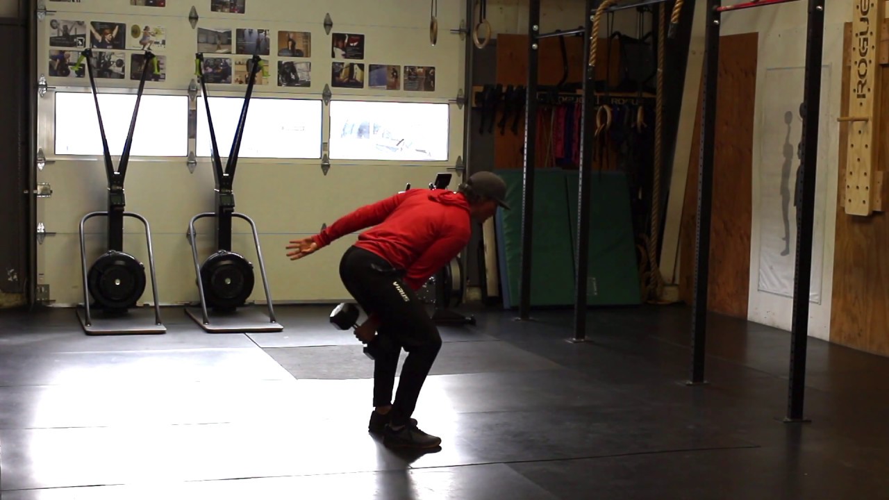 Single Arm DB Hang Power Clean - YouTube
