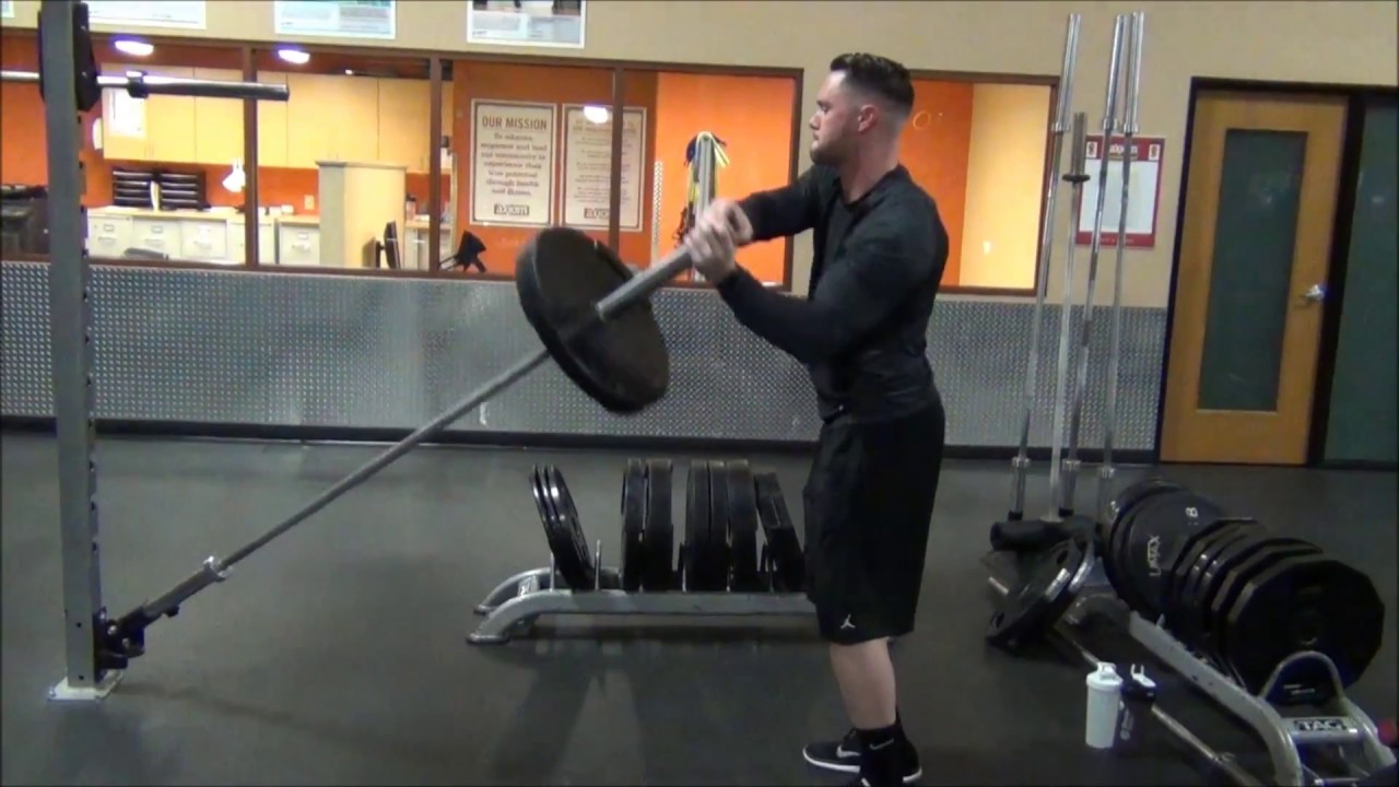 Landmine 180s Ab Exercise AFITNY CallenFitness - YouTube