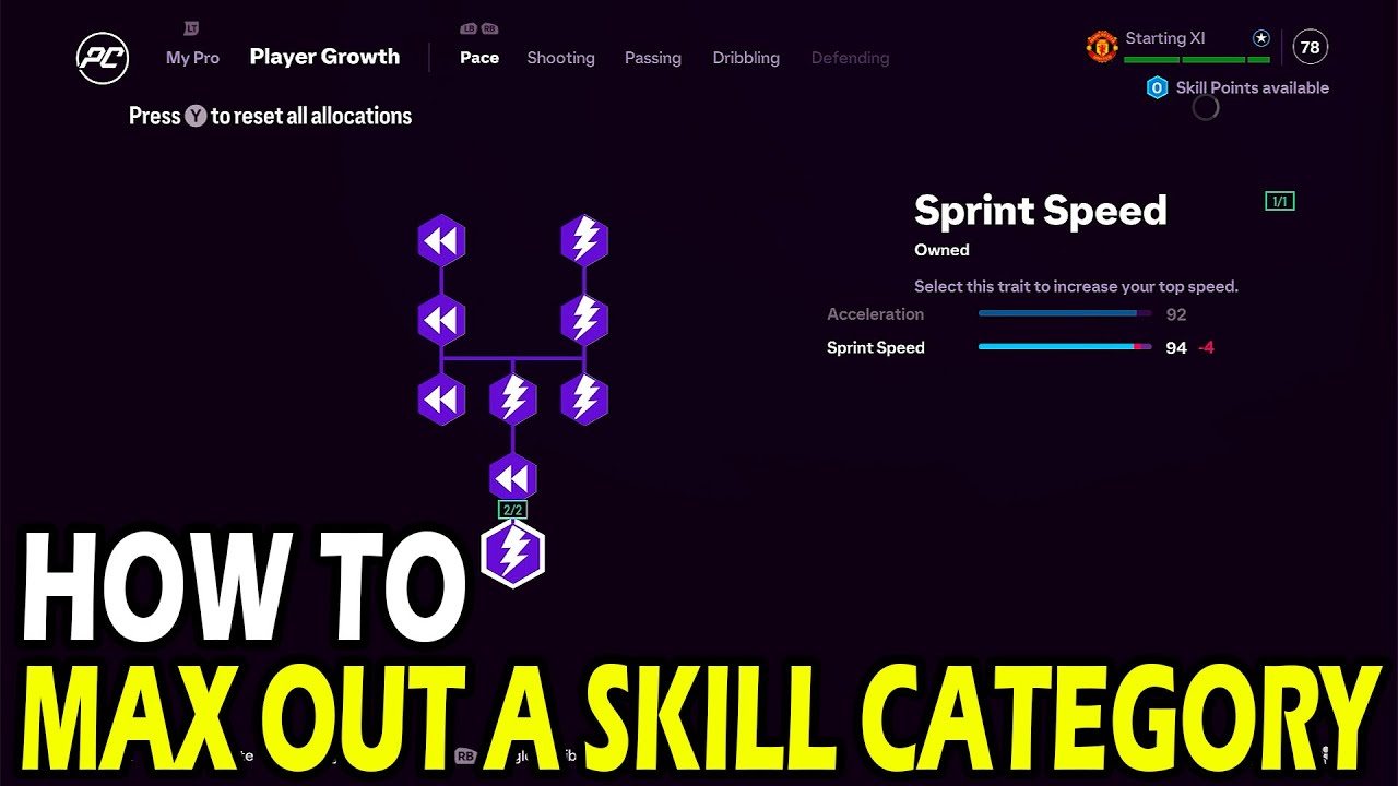 How to Max Out a Skill Category in EA FC 25 - YouTube