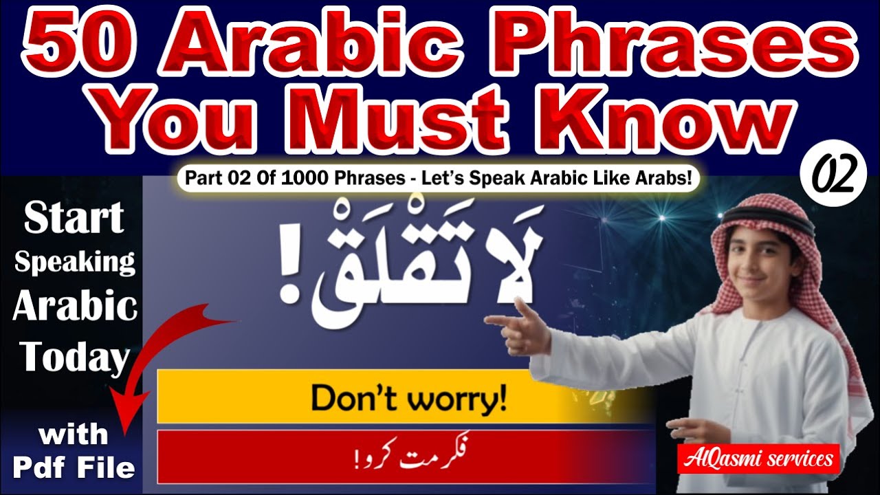 Arabic Conversation for Beginners | 50 Basic Arabic Phrases To Know ...