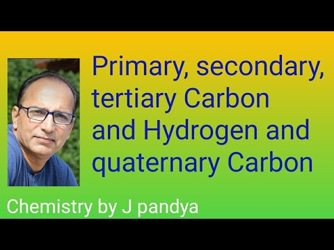 primary, secondary,tertiary, quaternary Carbon and primary, secondary ...