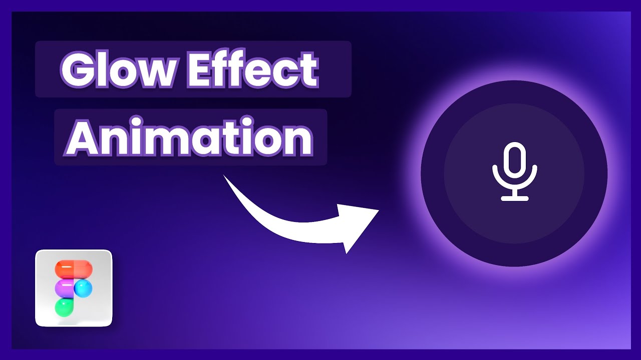 "Add Glow to Your UI! Figma Animated Button Effects" l Figma tutorials ...