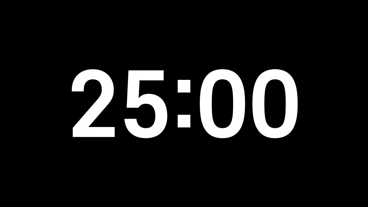 25 Minute Timer -Normal - YouTube