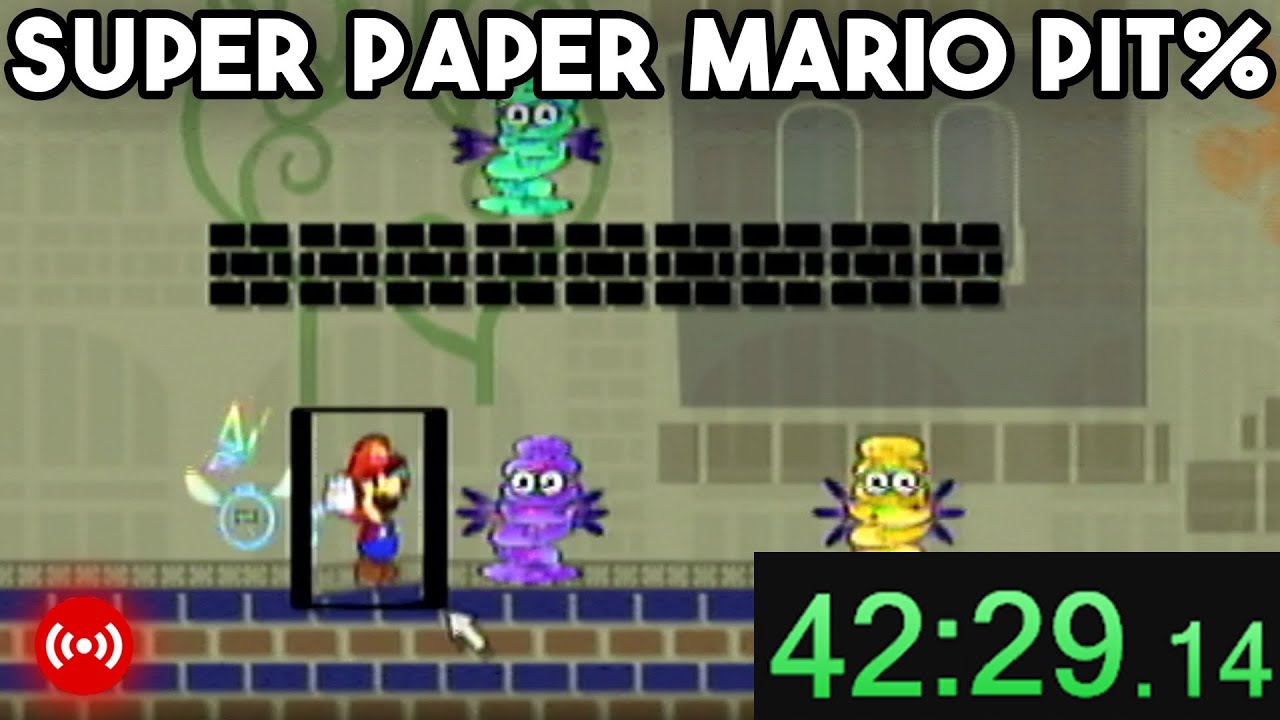 🔴 Day 4 of Super Paper Mario Pit% Speedrunning | !merch !tournament 🔴 ...