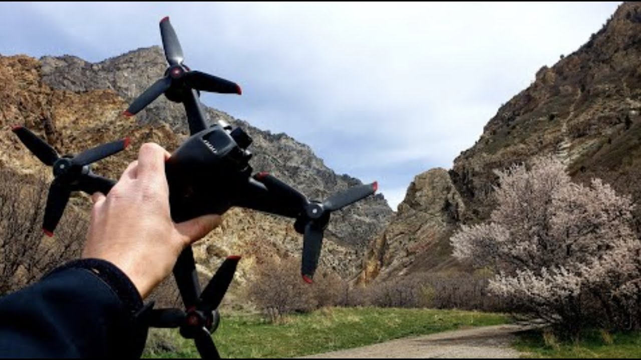 Flying the DJI fpv drone at Provo Canyon, Utah (uncut manual mode ...