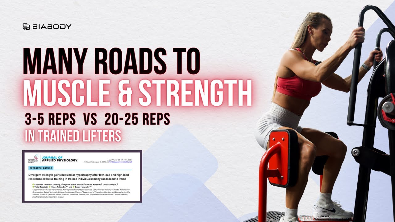 3–5 reps vs. 20–25 reps — which training style works best for muscle ...