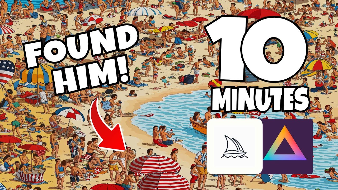 Create a Where's Waldo Illustration Using Midjourney in 10 minutes ...