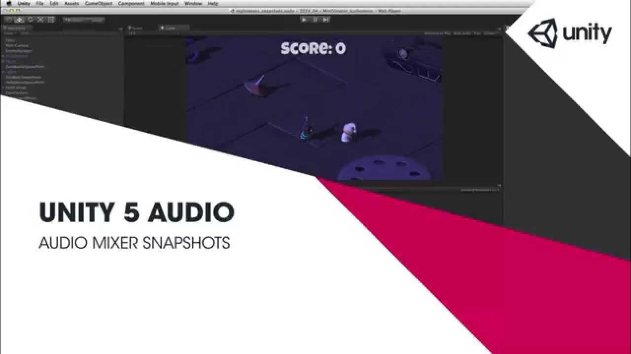 AudioMixer Snapshots - Unity Official Tutorials - YouTube