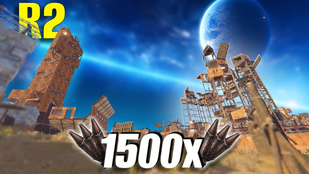 Rust - How R2 DOMINATED The Server Using 1500+ ROCKETS - YouTube