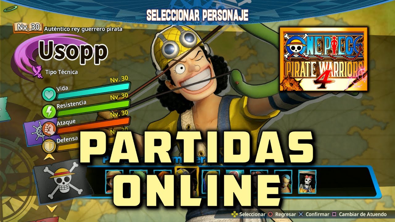 🔴EN VIVO One Piece Pirate Warriors 4 - *PARTIDAS ONLINE* USOPP (PTS ...