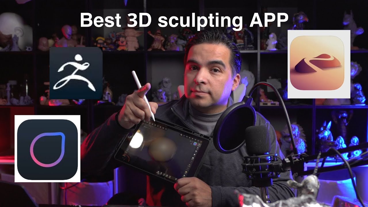 Best 3D sculpting app for iPad - Z Brush vs Forger vs Nomad (1#) - YouTube