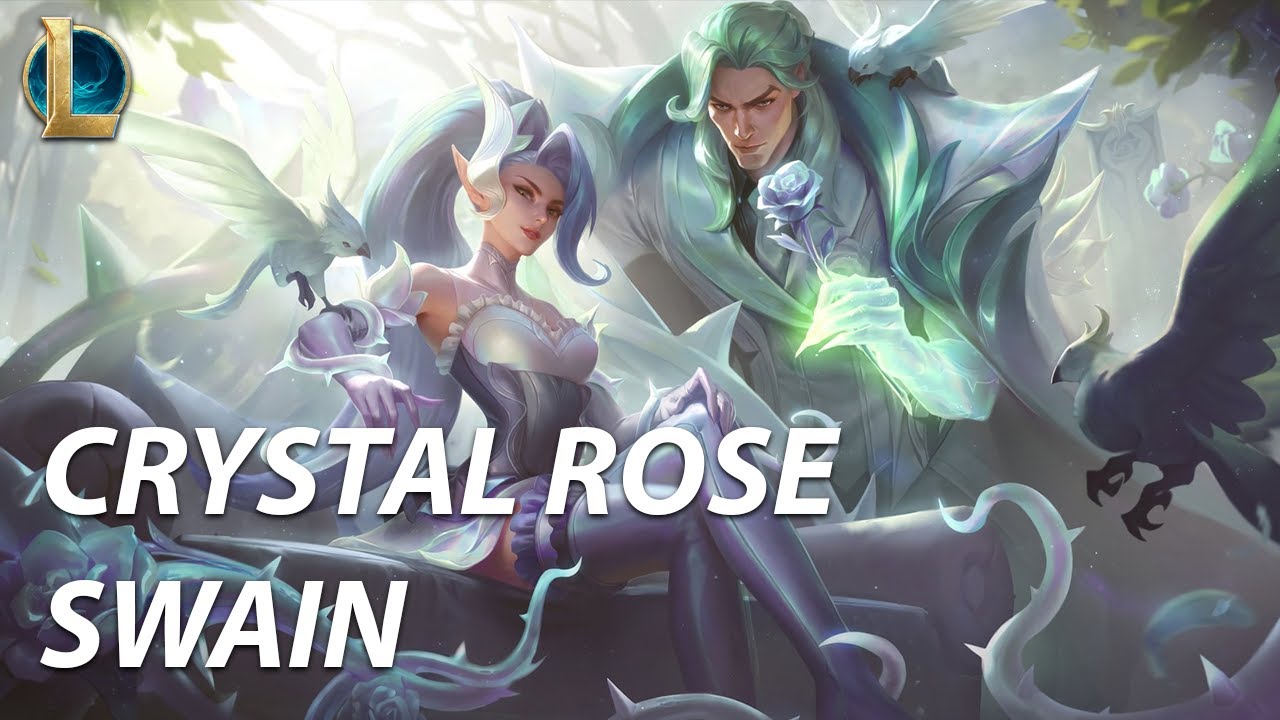 Crystal Rose Swain Skin Spotlight from League of Legends - YouTube