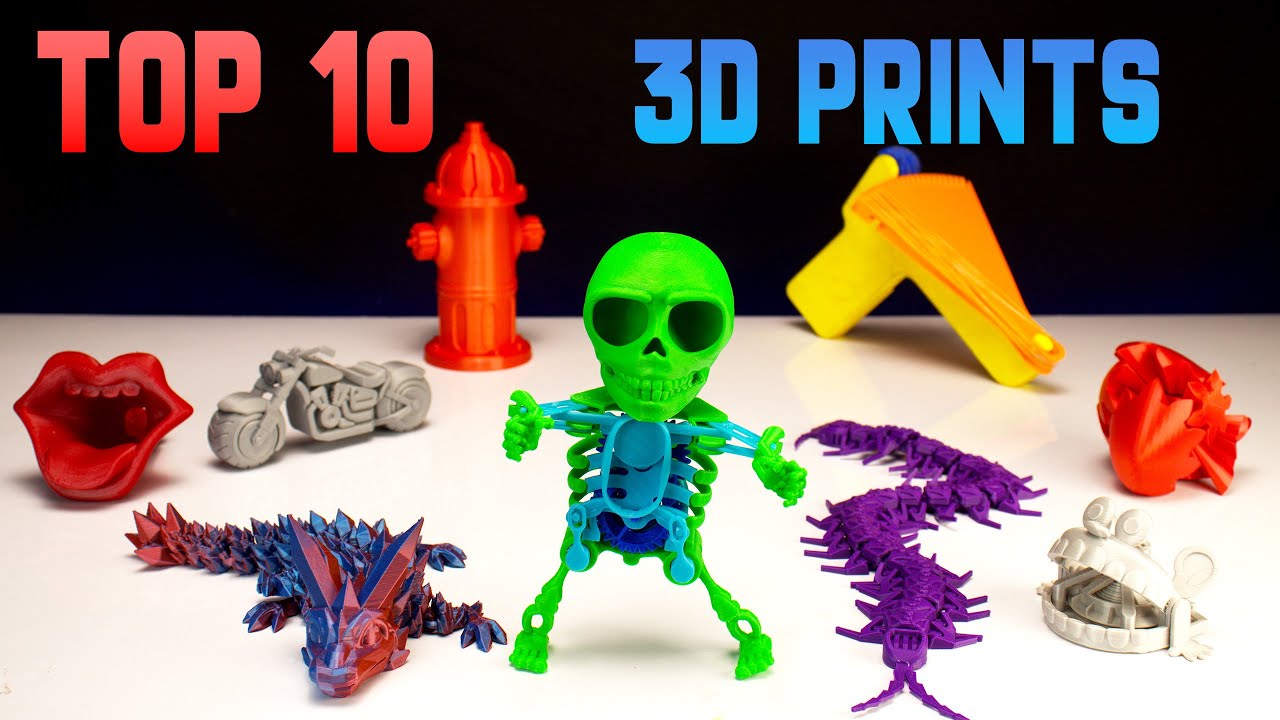 10 COOL Things To 3D Print First #3 - YouTube
