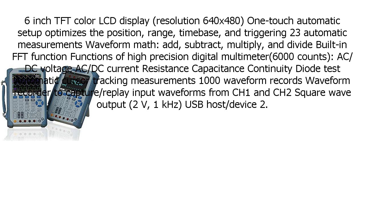Special Discount on Hantek 2 CH DSO1202B Digital Handheld Oscilloscope ...