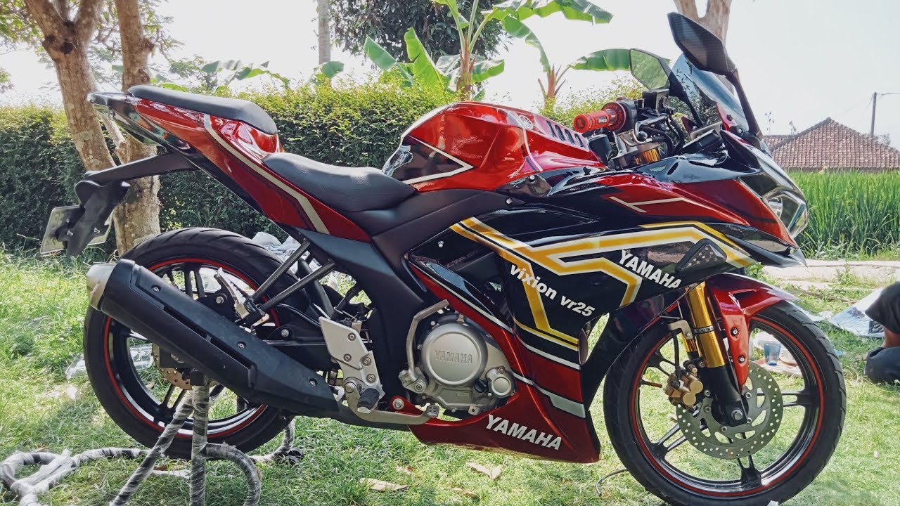 VIXION MODIFIKASI R25,hasil cod pemasangan di kota Garut.keren banget ...