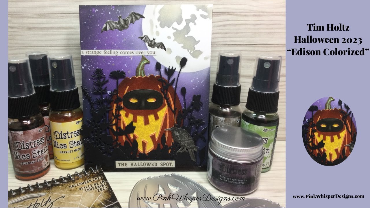 Tim Holtz Halloween 2023 – “Edison Colorize” - YouTube