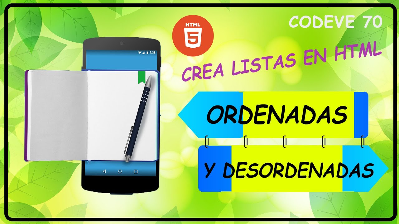 Como Crear Listas Ordenadas y Desordenadas en HTML📝 - YouTube