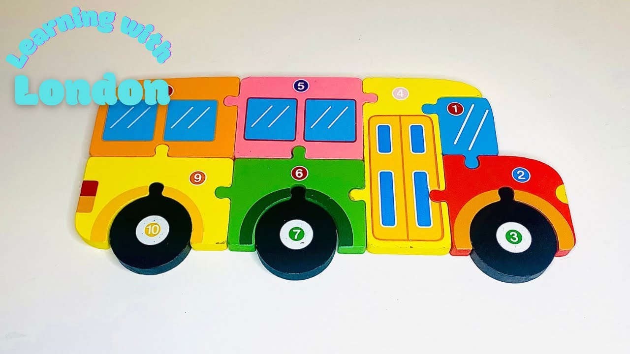 Puzzle Fun - Learn All About the School Bus - Learn Numbers With Me ...