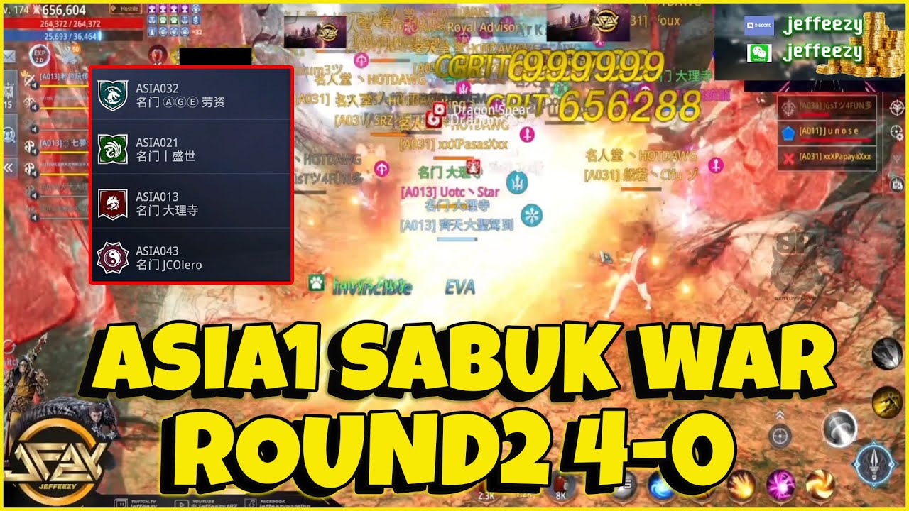 NO MORE ROUND3 | AISA1 SABUK WAR ROUND 2 | FF -4 HOF-0 | FF ALLIANCE VS ...