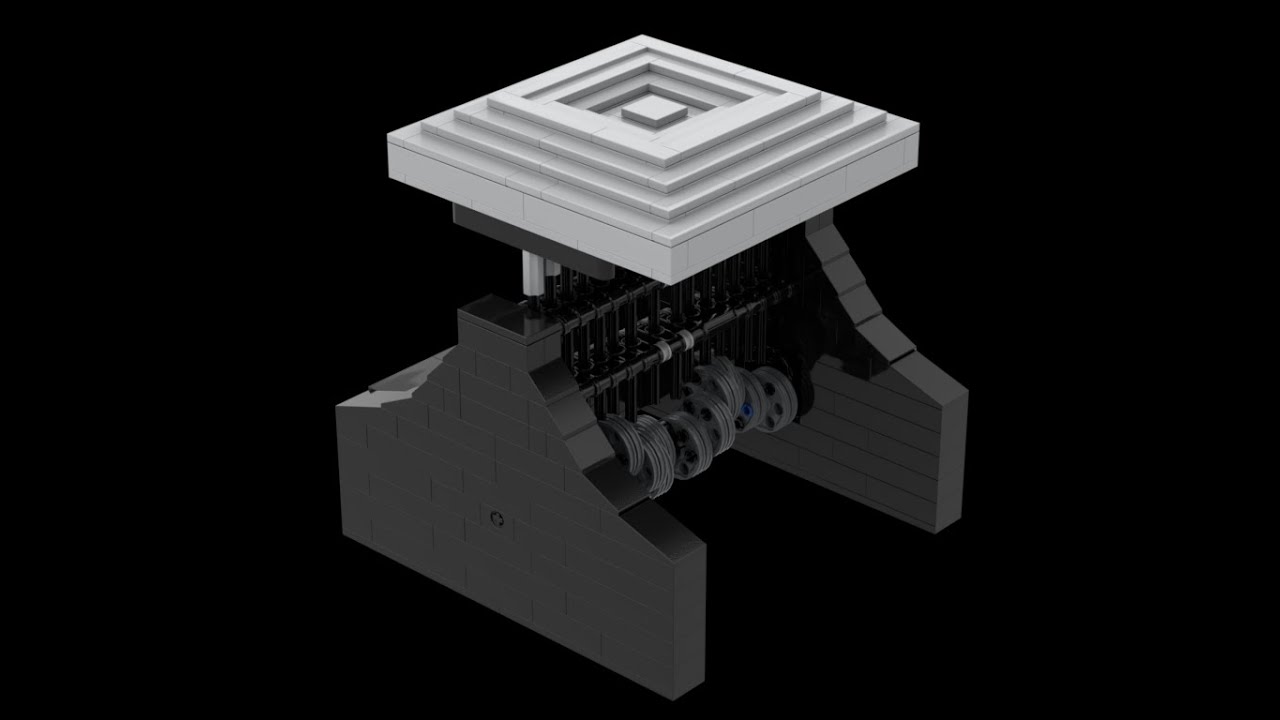 Lego Waves - Free instructions - YouTube