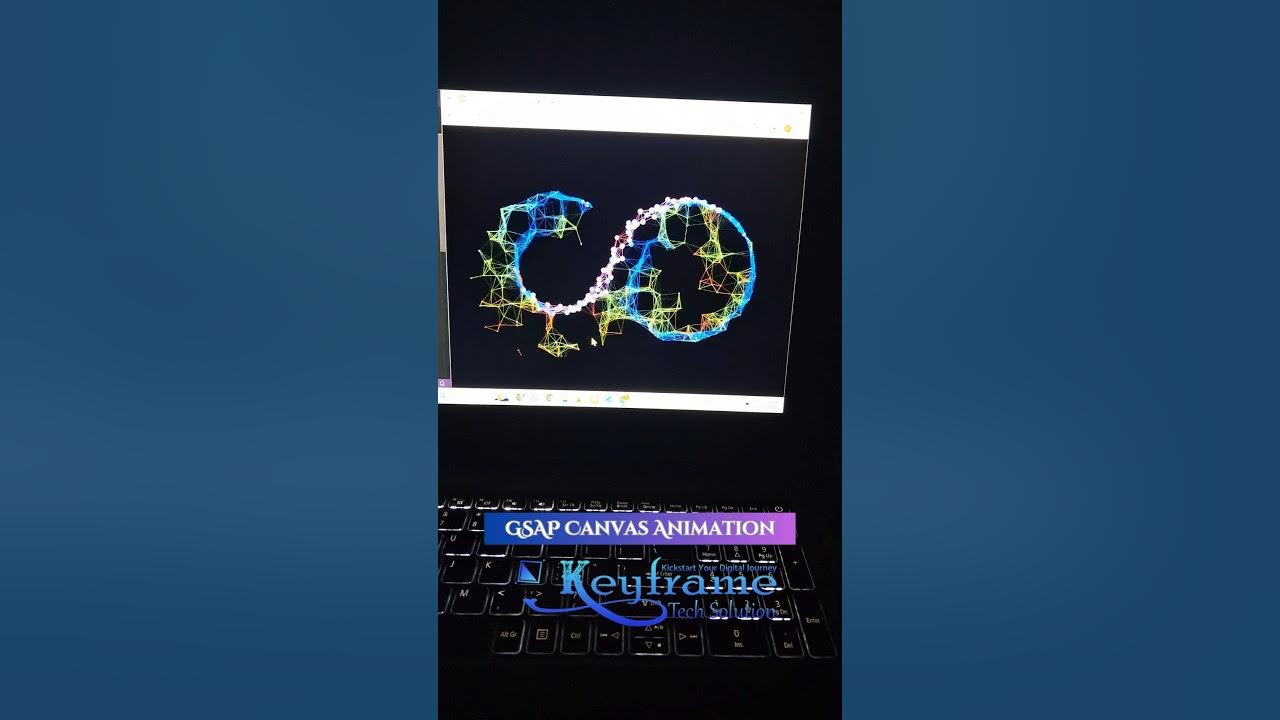 Build GSAP Canvas Animation | HTML, CSS and JavaScript #trending #coding #youtubeshorts - YouTube