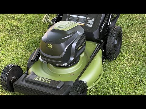 New Battery Mower // Green Machine live - YouTube