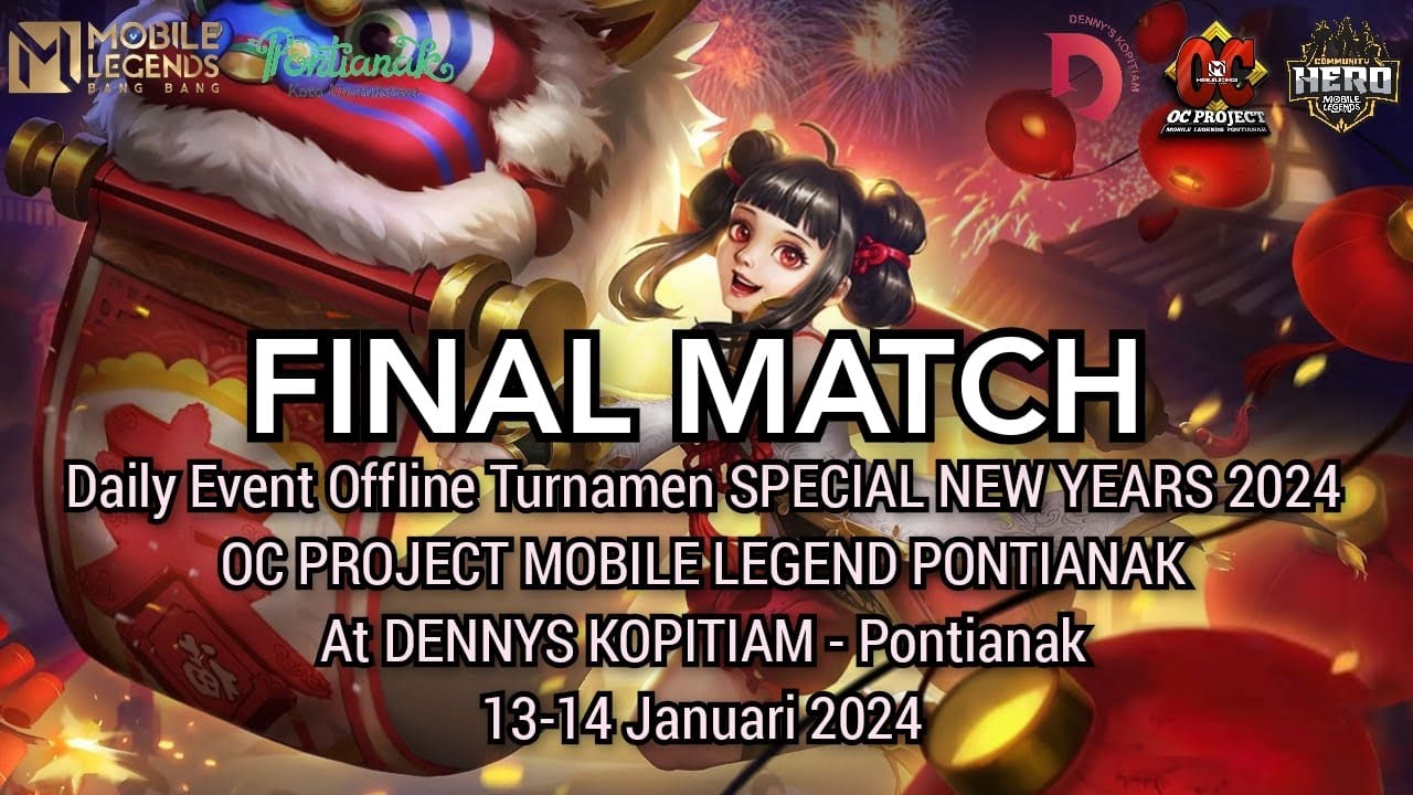 FINAL MATCH | DAILY EVENT OFFLINE TOURNAMENT SPECIAL NEW YEARS 2024 |OC ...