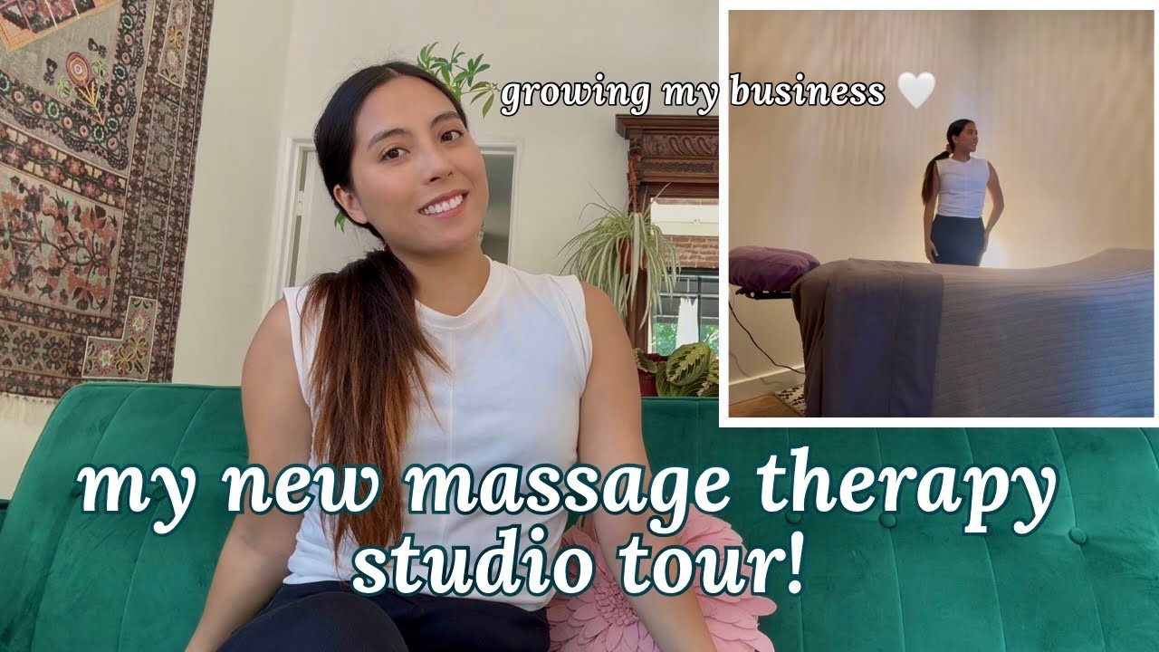 Come Tour My New Massage Studio! | Small Business Growth + How I Setup ...